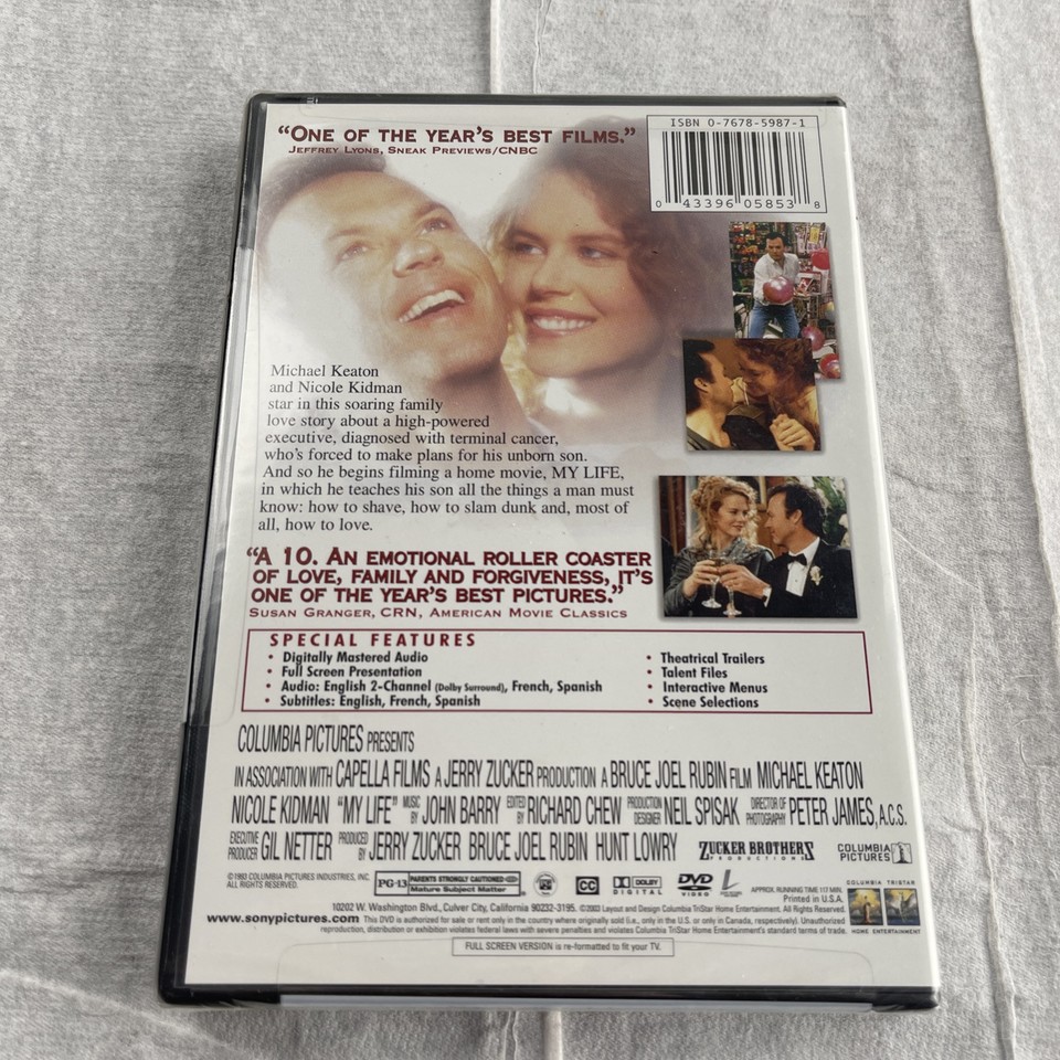 My Life DVD NEW Michael Keaton, Nicole Kidman 43396058538| eBay