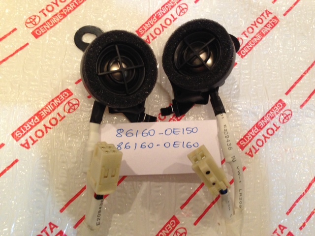 *NEW PAIR LEXUS RX330 RX350 RX400h FRONT DOOR TWEETERS 04-09 MARK ...