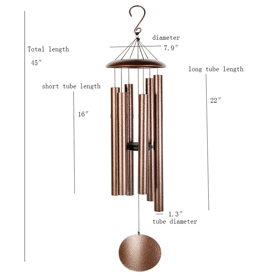 Metal Tube LARGE 45-48" Deep Tone Resonant Bass Sound CHURCH Bell ...