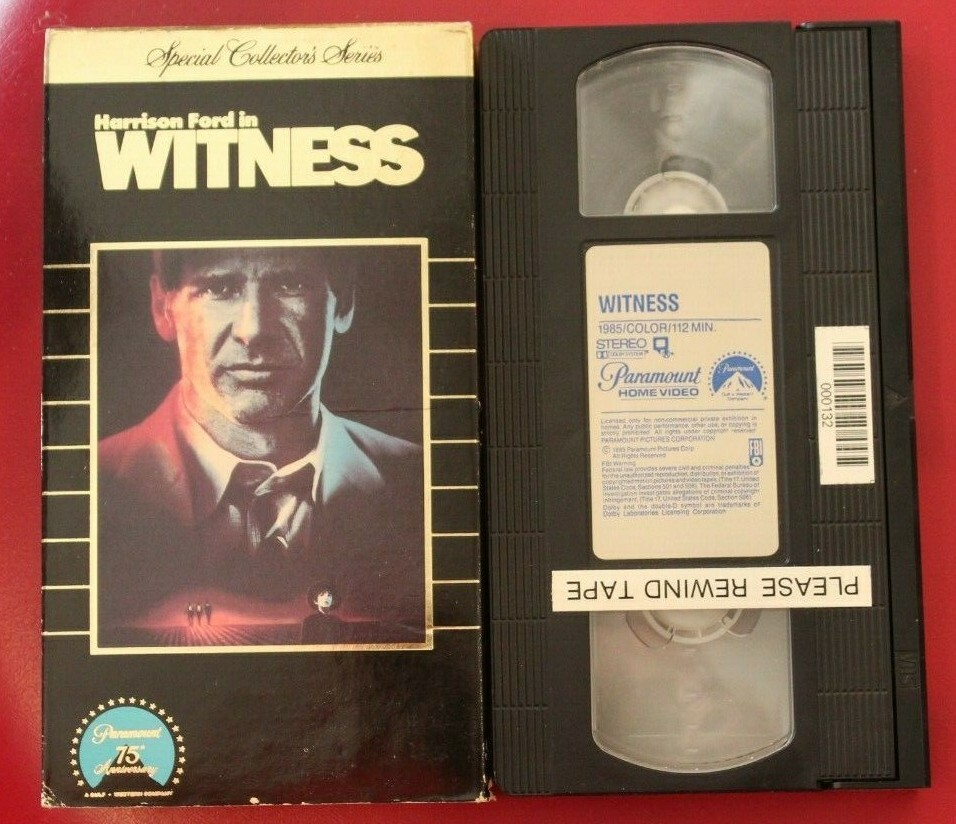 Witness (VHS 1996) 97360173635| eBay