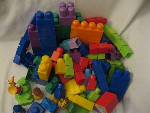 Mega Bloks My First Builders Blocks Large MIx Lot of Blocks 90 ...