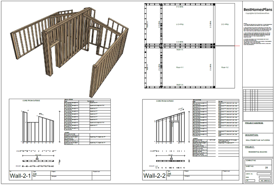 Cozy Charming Tiny House 1 Bed, 1 Bath Architectural Build Plans PDF ...
