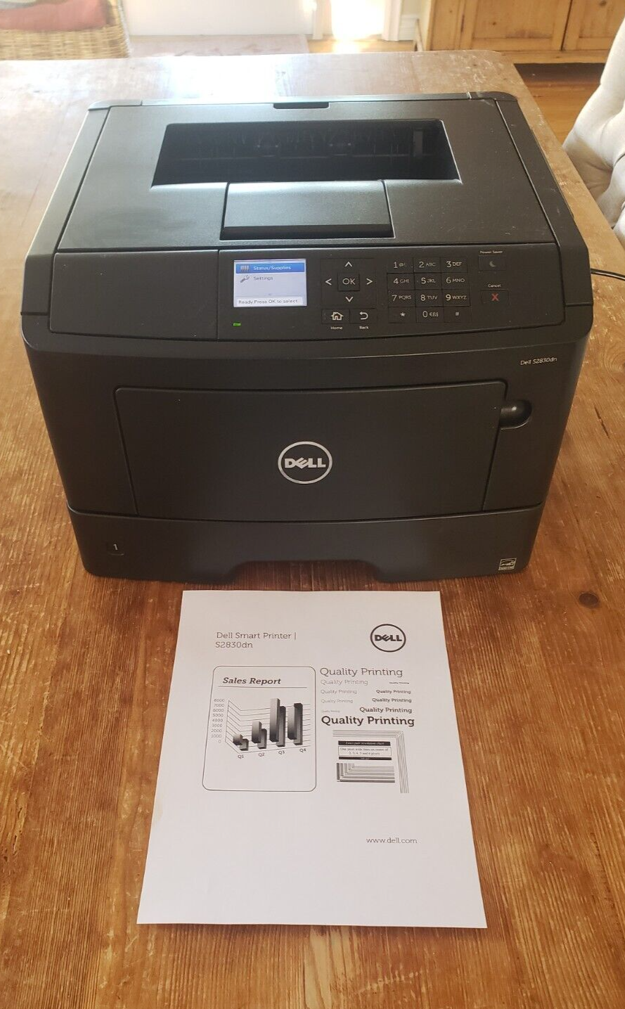 Dell 40 PPM Laser Printer Auto Duplex Ethernet USB Monochrome Complete ...