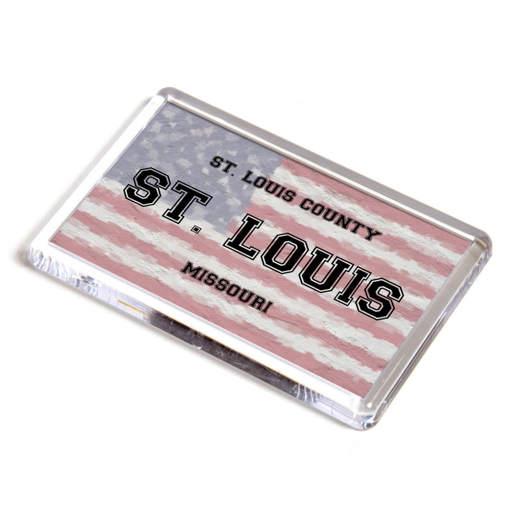 FRIDGE MAGNET - St. Louis - St. Louis, Missouri - USA Flag | eBay