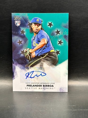 2024 Topps Prelander Berroa AUTO #BSA-PB Black 98/199 Rookie RC Seattle ...