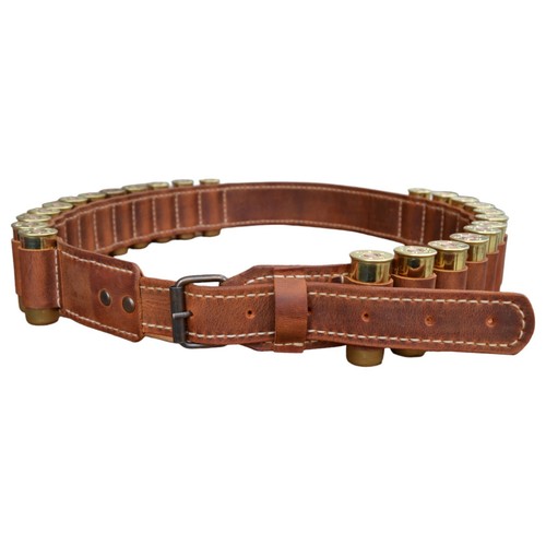 Handmade Leather Cartridge Belt Bandolier 2Ply Leather HandSewing ...
