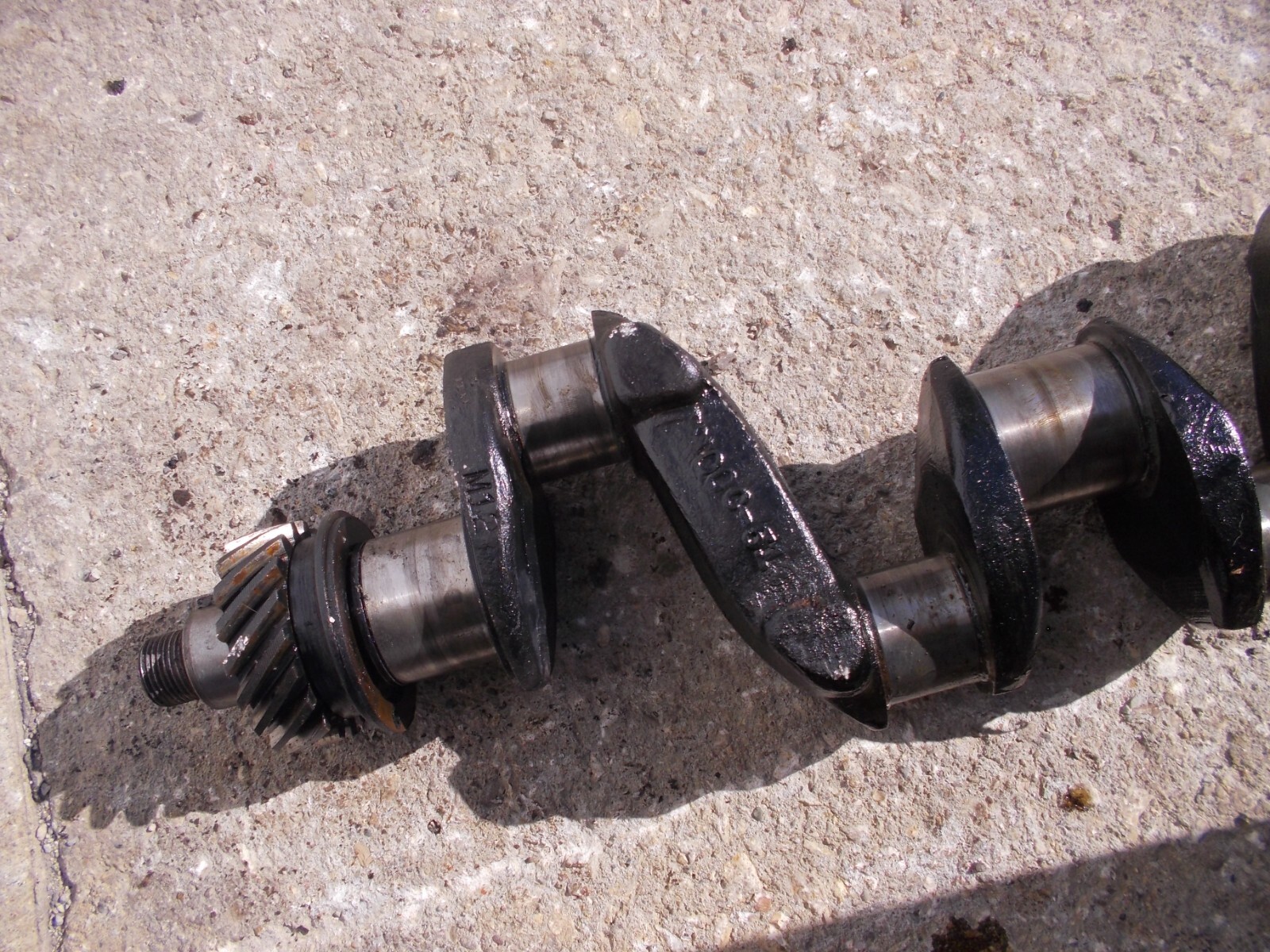 Farmall IY69 88578 Power Unit engine motor crankshaft crank w/ drive ...