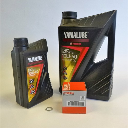 Yamalube 5l Fully Synthetic Oil Service Kit -Yamaha YZF R1/R1M 2015 on ...