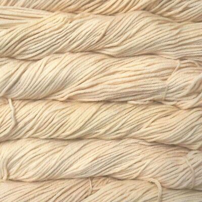 Malabrigo Rios "Ivory (704)" Superwash Merino Knitting Yarn Wool 100g ...