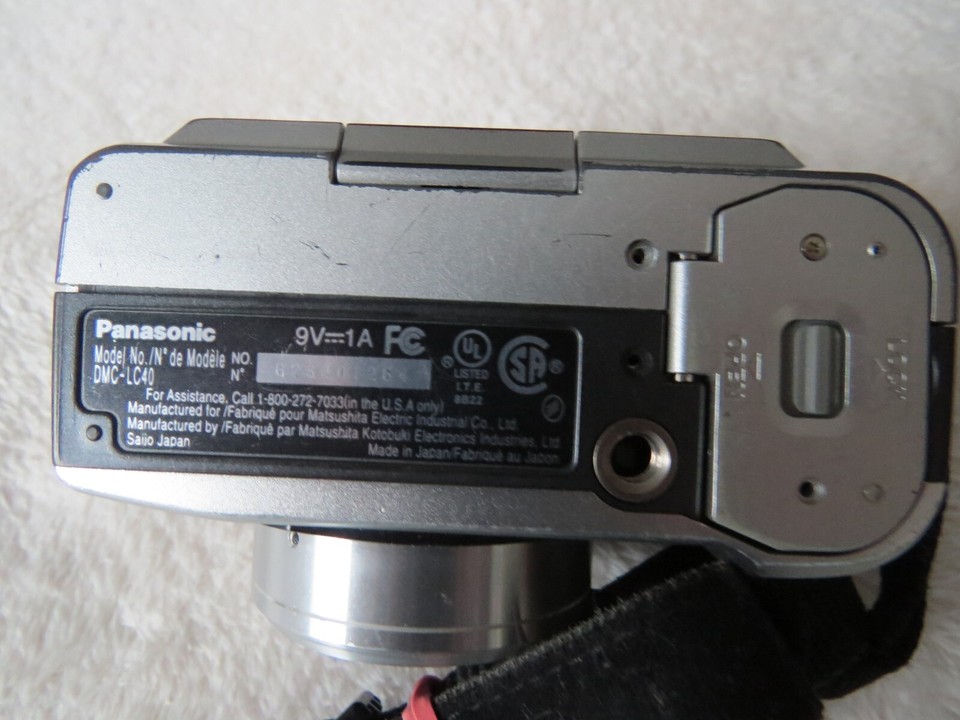 Panasonic Lumix DMC-LC40 Digital Camera 3.9MP Untested. | eBay