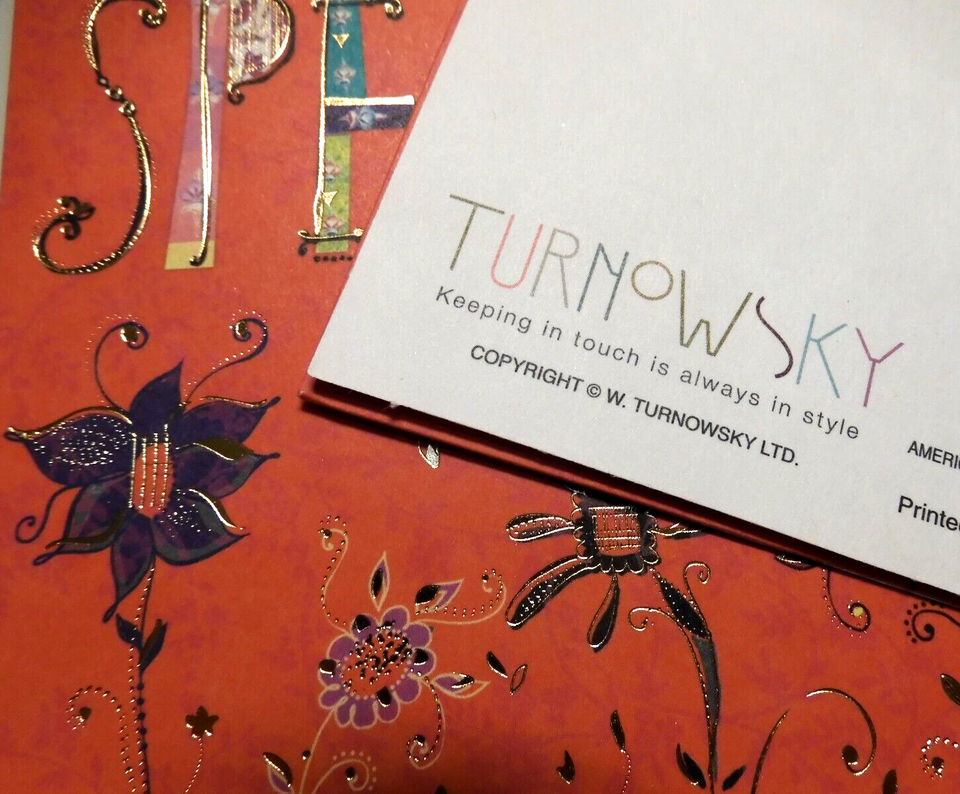 3 American Greetings Cards Thank You Special Grateful Turnowsky Design ...