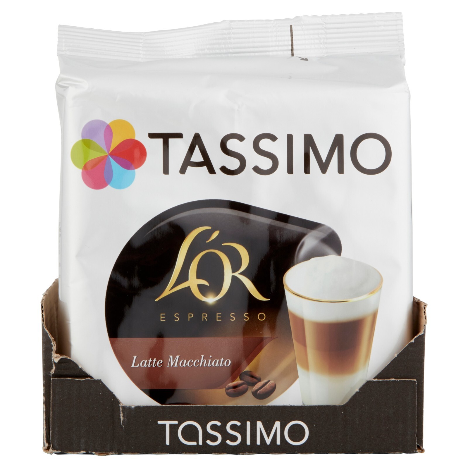 Tassimo Coffee Pods L'OR Latte Macchiato T Discs 10 Packs (80 Drinks ...