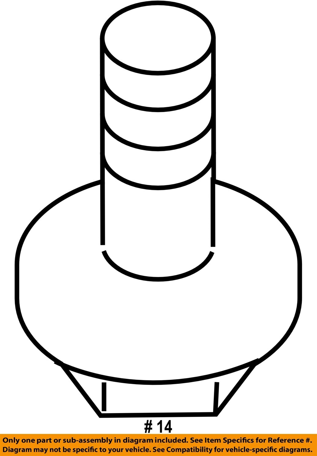 Ford OEM Rear Bumper-step Pad Retainer W704342S300 for sale online | eBay