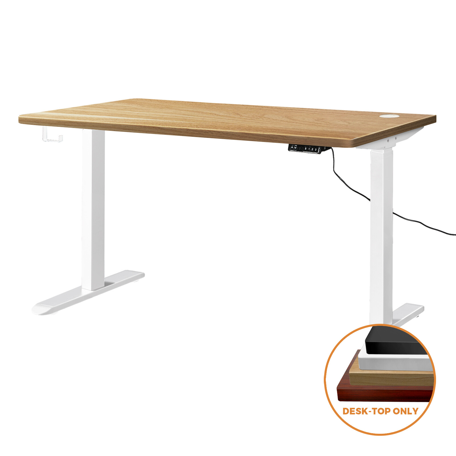 Oikiture Standing Desk Top Adjustable Motorised Electric Sit Stand ...