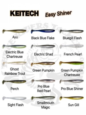 *50 COLORS* Keitech Easy Shiner Swimbaits - Choose Size / Color | eBay