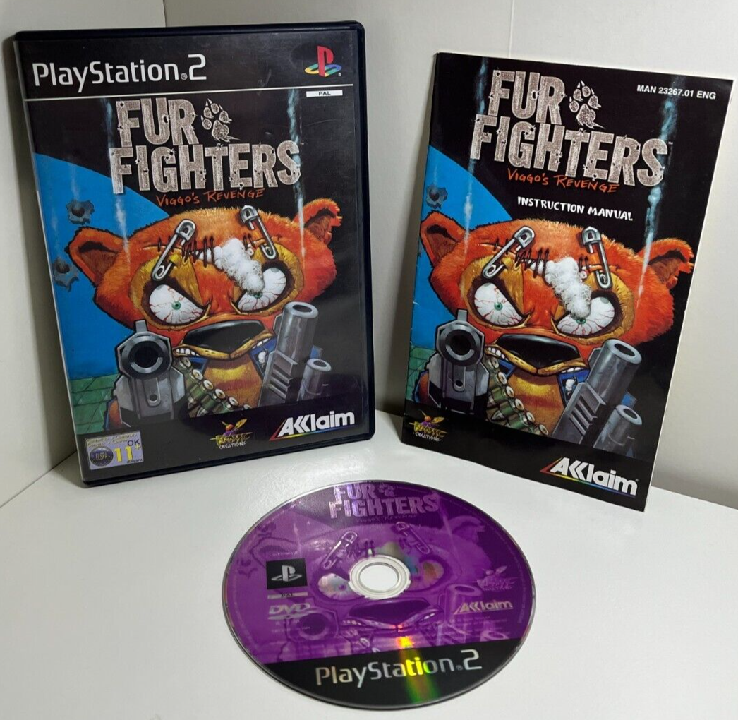 Fur Fighters Viggo's Revenge Com PlayStation 2 Ps2 PAL GC for sale ...