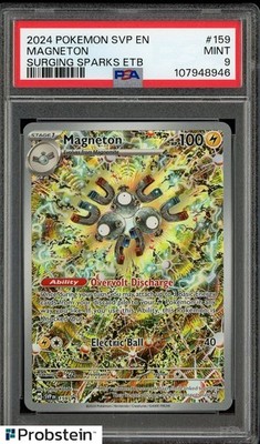 Pokemon Surging Sparks Magneton 159 Pokemon Center PSA 9 Mint | eBay