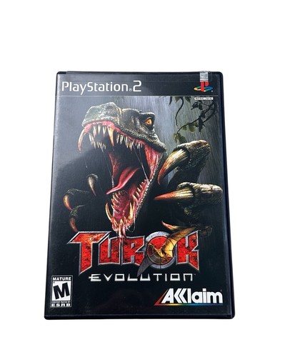 Turok Evolution (Sony PlayStation 2 2002) PS2 Black Label W/ Manual ...