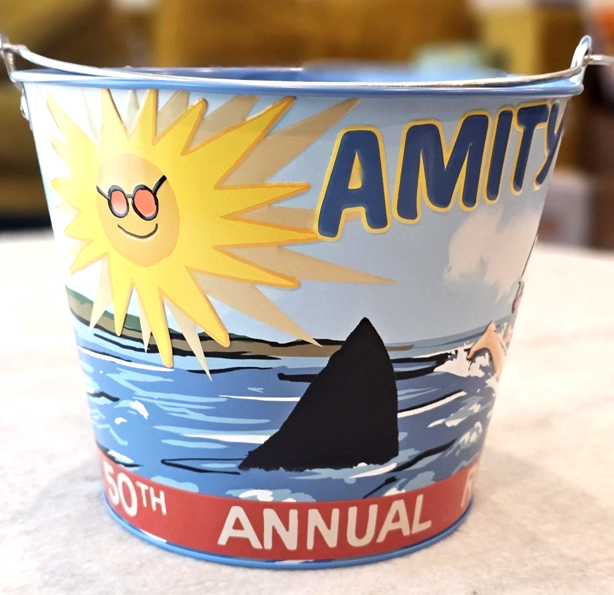 🦈JAWS🦈 50th Anniversary 🦈Shark 🦈Chum Bucket/Pail of Amity Island | eBay