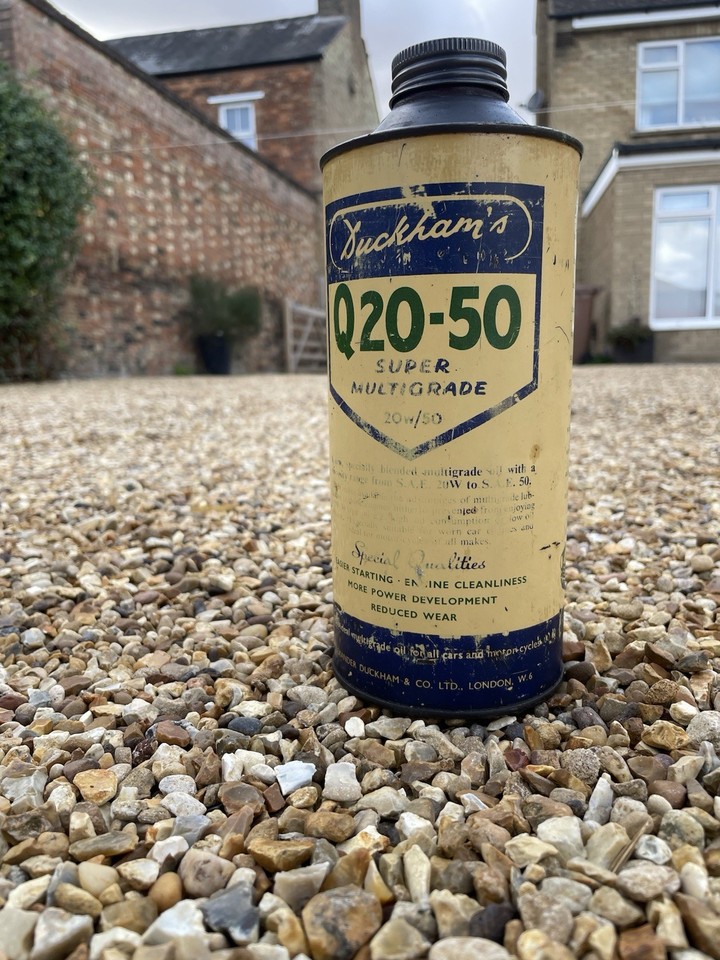 Duckhams Vintage Oil Can Q20-50 Done Oul Still In The Can | eBay UK