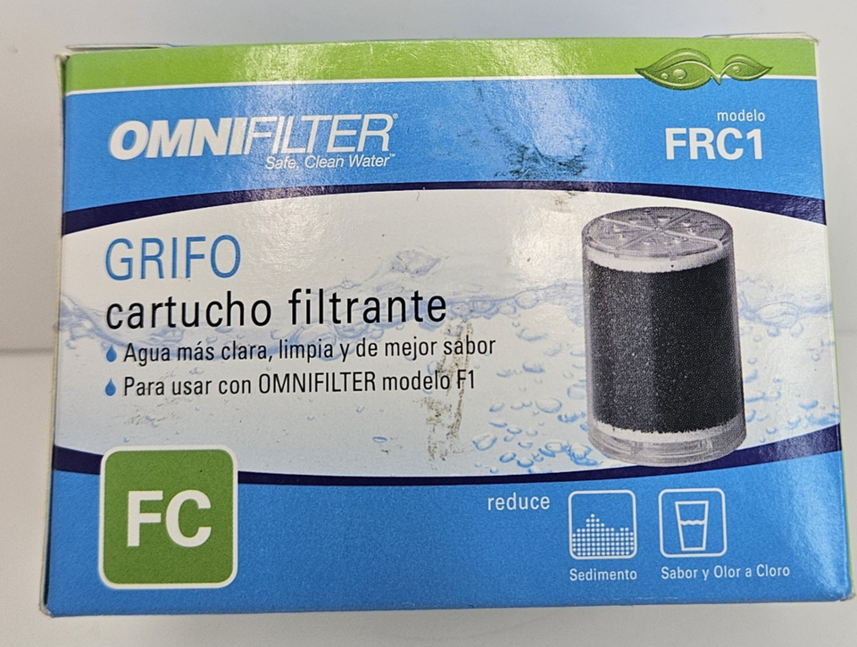 OmniFilter F1 Faucet Granular Carbon Filter Cartridge 2 Pack Model FRC1 ...