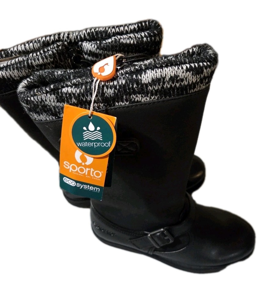 Womens SPORTO Iceland Winter Snow Boots Sizes 6,8,9 Zipper Waterproof ...