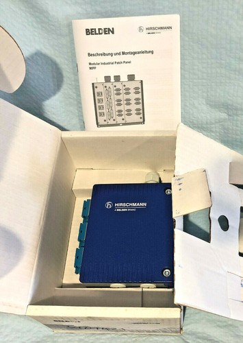 BELDEN HIRSCHMANN Modular Industrial Patch Panel MIPP/AD/1S9N ...