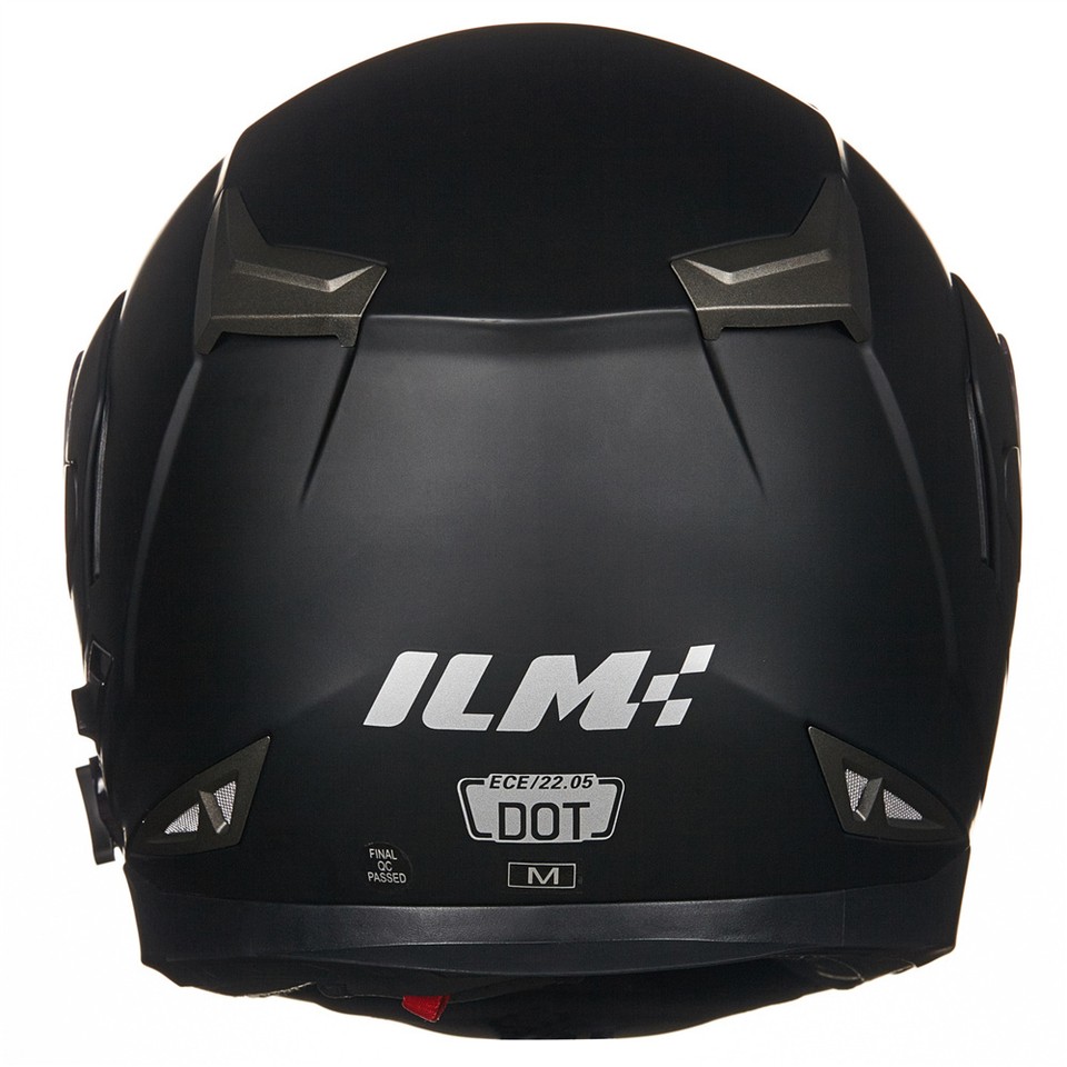 ILM Bluetooth Integrated Motorcycle Modular Helmet Flip Up Full Face ...
