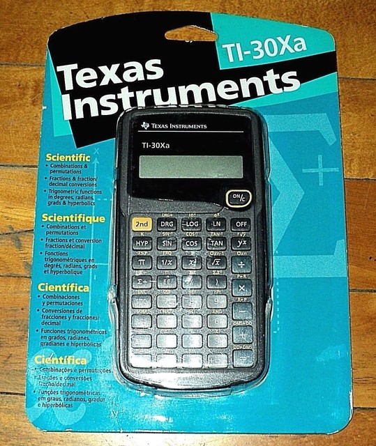 Texas Instruments 30XA Scientific Calculator for sale online | eBay