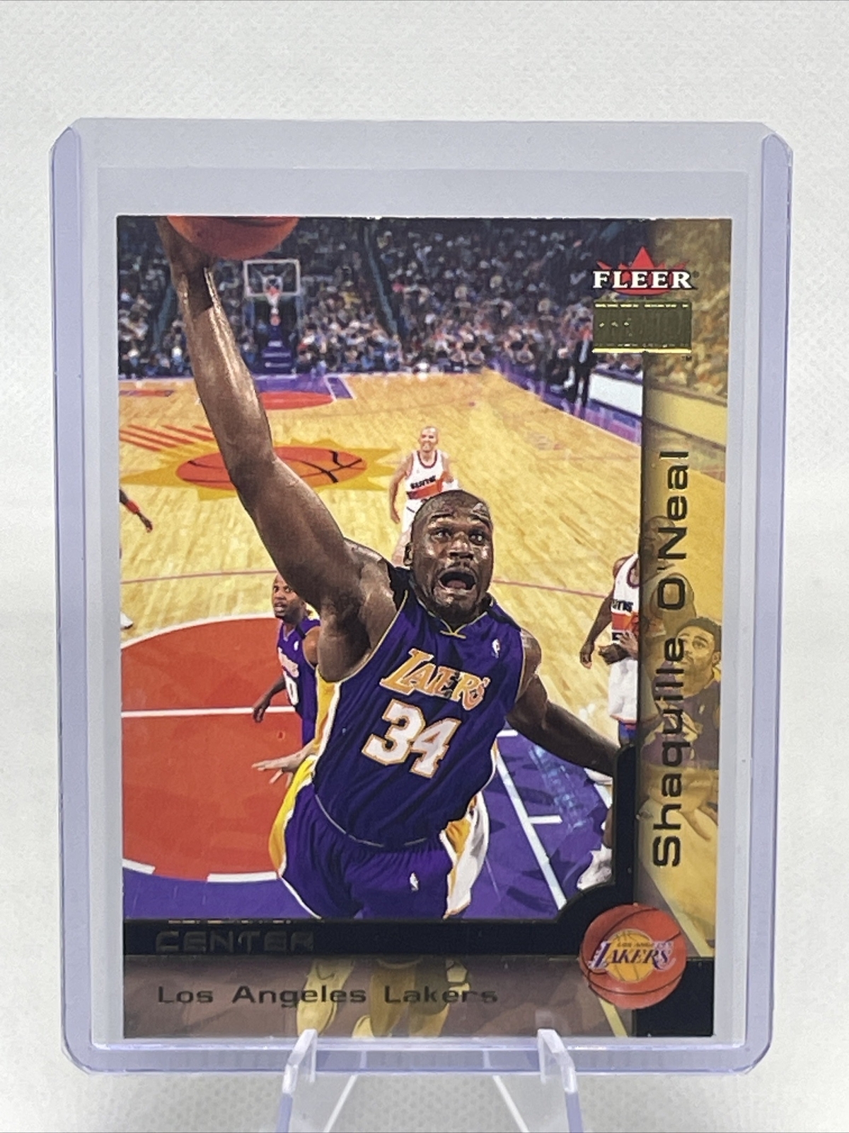 2000-01 Fleer Premium #182 Shaquille O'Neal w/ Jason Kidd NBA HOF NM+ ...