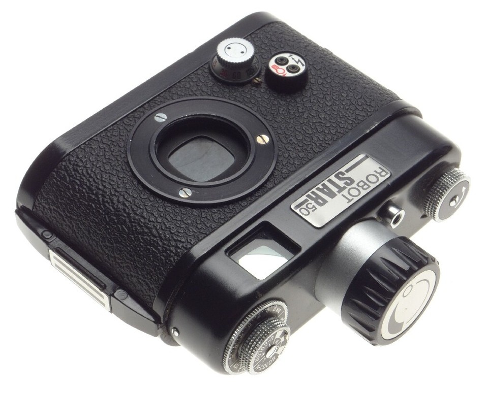 Robot star 50 spring motor camera body ca.1969 used during cold war ...