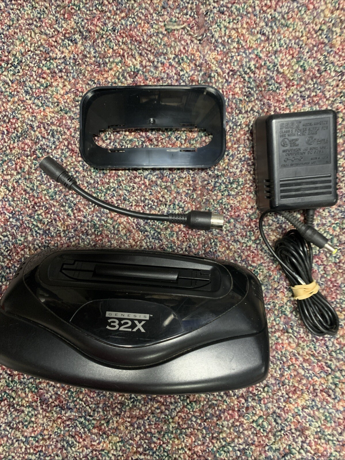 Sega Genesis 32x System Console + Link Cable power supply and adapter ...