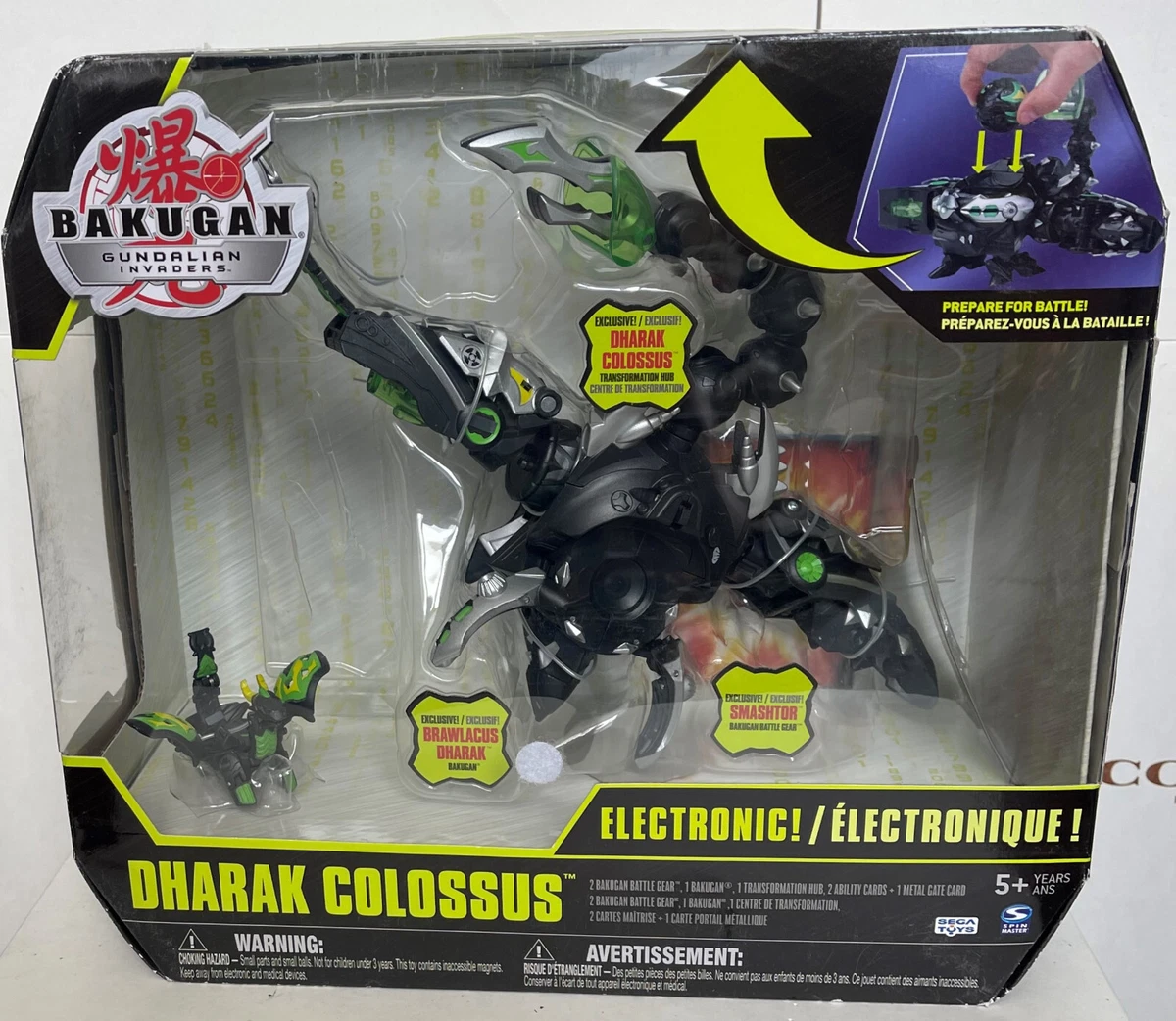 Bakugan Dharak Colossus Vs Dragonoid Colossus