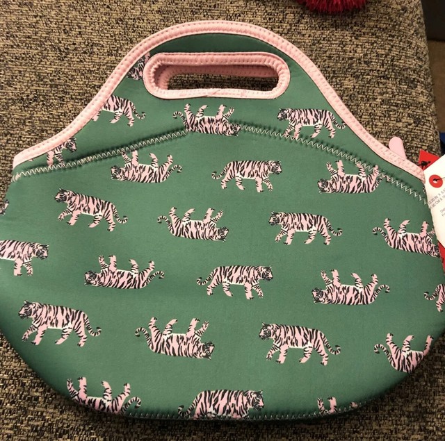 Pep Rally Insulated Neoprene Lunch Bag Tote Carrier W/ ZIPPER Handles ...