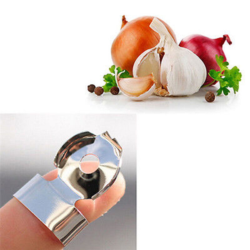 2x Practical Stainless Steel Kitchen Gadget Garlic Ginger Cutter Peeler ...
