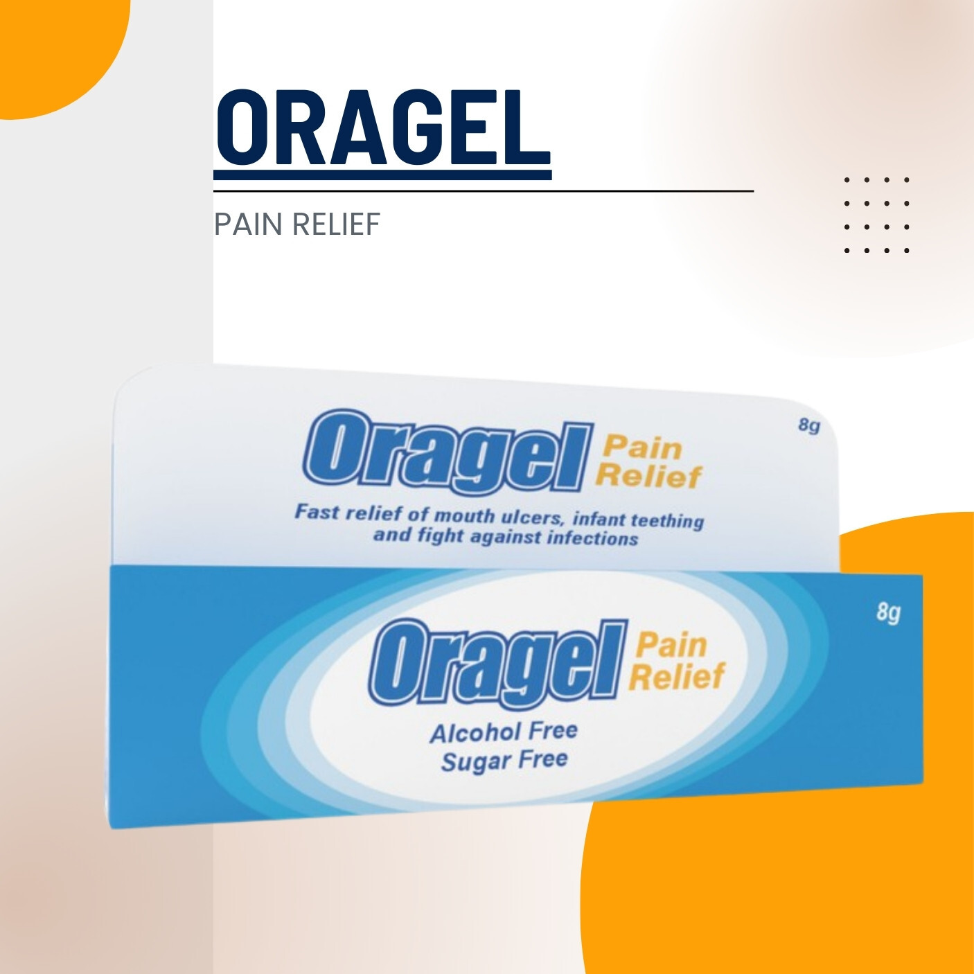 3 X ORAGEL PAIN RELIEF & ANTISEPTIC FOR MOUTH ULCER, TEETHING & GUM ...