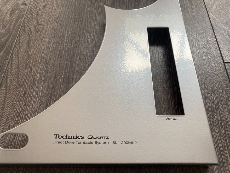 Technics SL-1200 MK2 Silver Faceplate With Screen Printing | eBay
