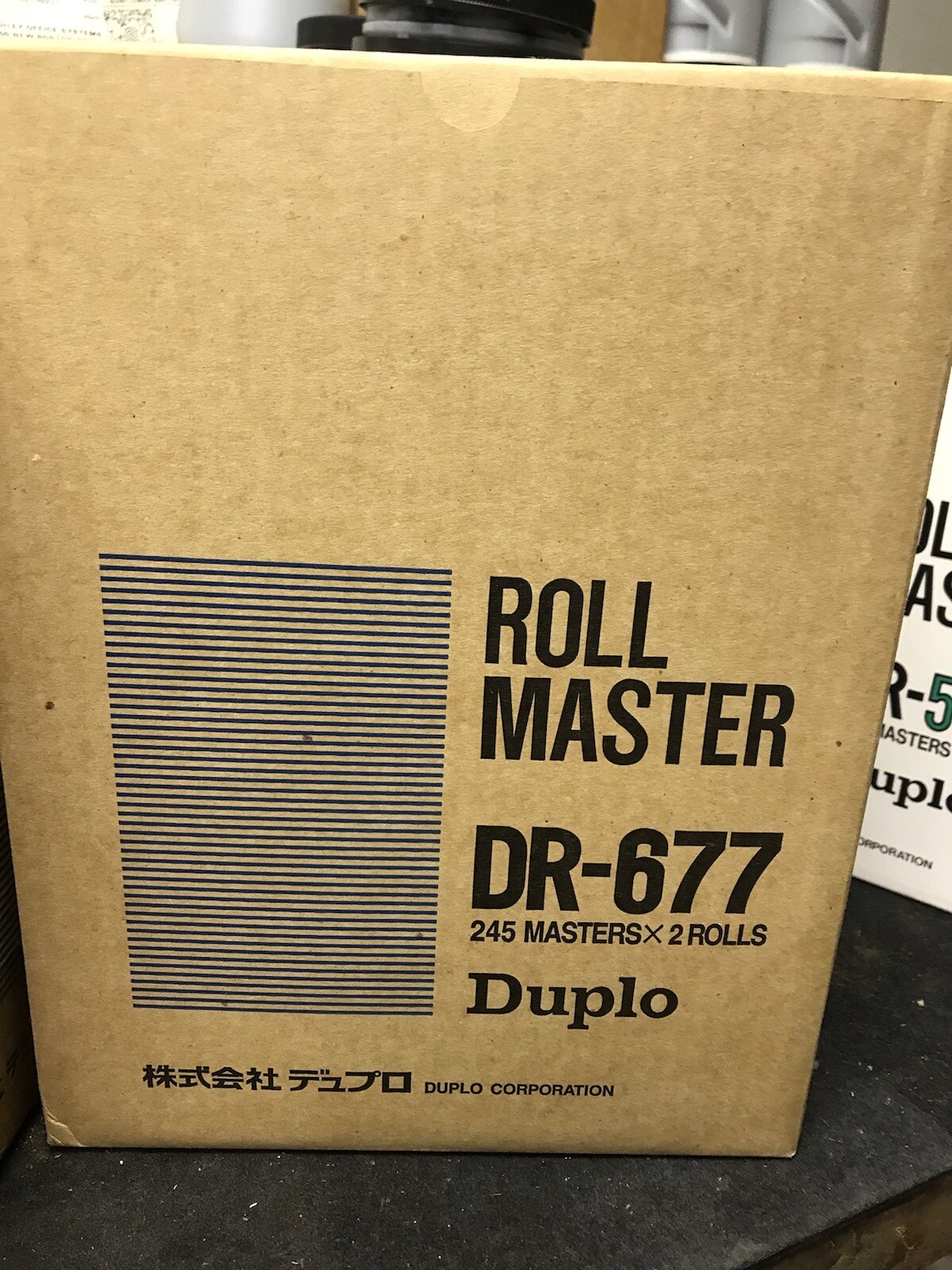 Duplo Roll Master DR-677 Genuine OEM 245 Mastersx2Rolls per box DP3100 ...