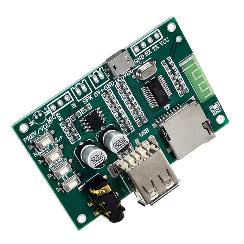 BT201 5.0 Bluetooth Receiver Lossless Audio Power Amplifier Board TF ...