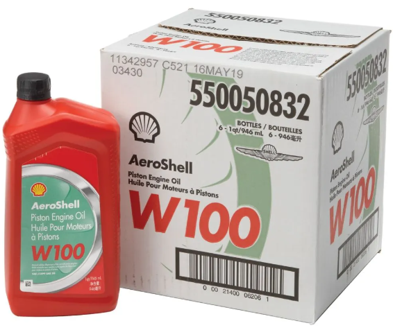 AeroShell Oil W100; 550050832; Case of 6 - 1 Quart Bottles | eBay