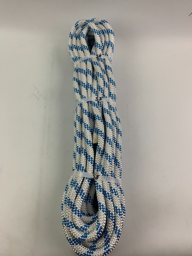 P.R. Static Master™ Static Kernmantle Rappelling Rope White/W Blue - 1/ ...
