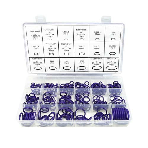 Fuel Resistant O Ring Washer Assortment Kit Gasket Automotive Seal Set ...