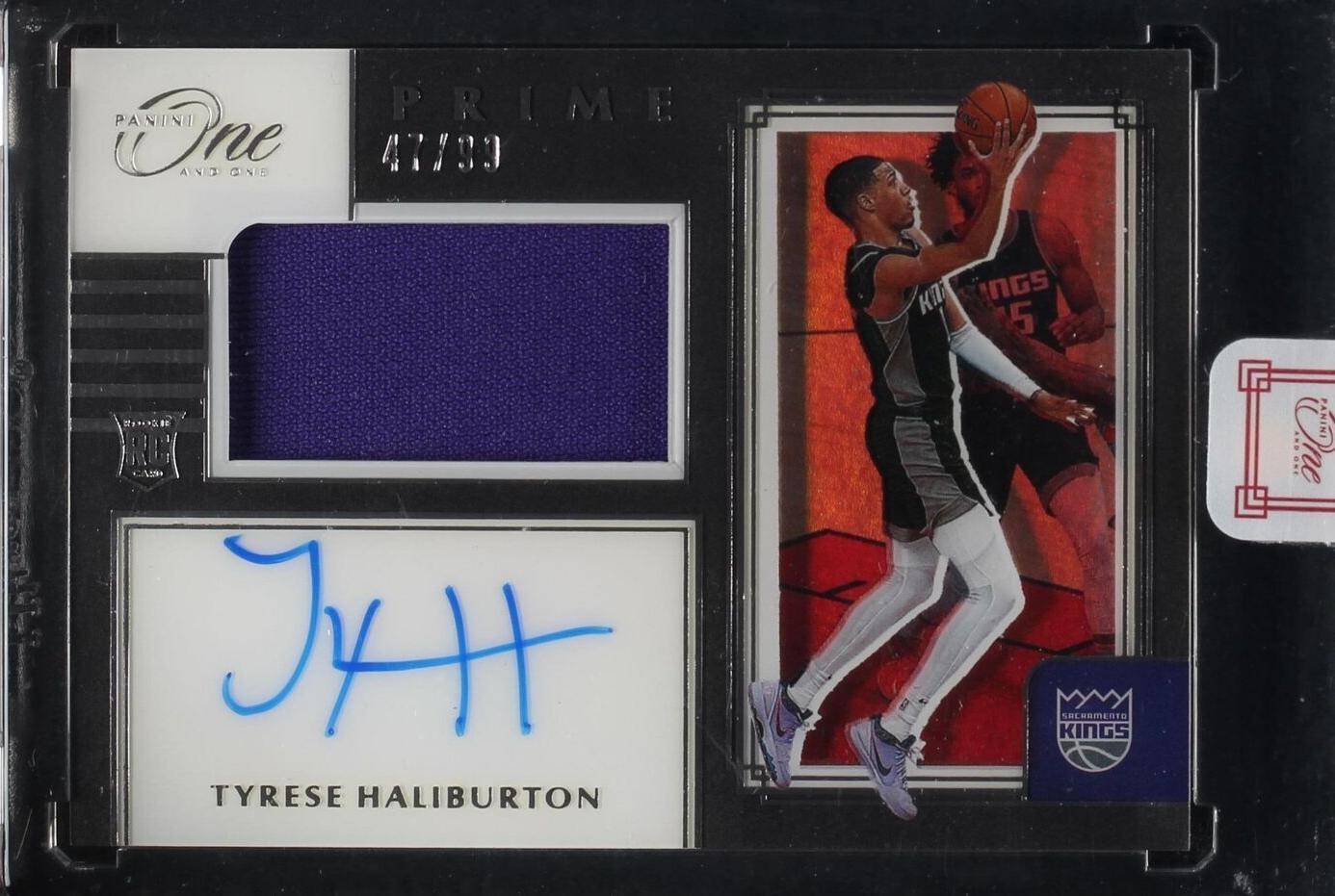 2020-21 Panini One and One - Rookie Jersey Autographs Prime Tyrese ...