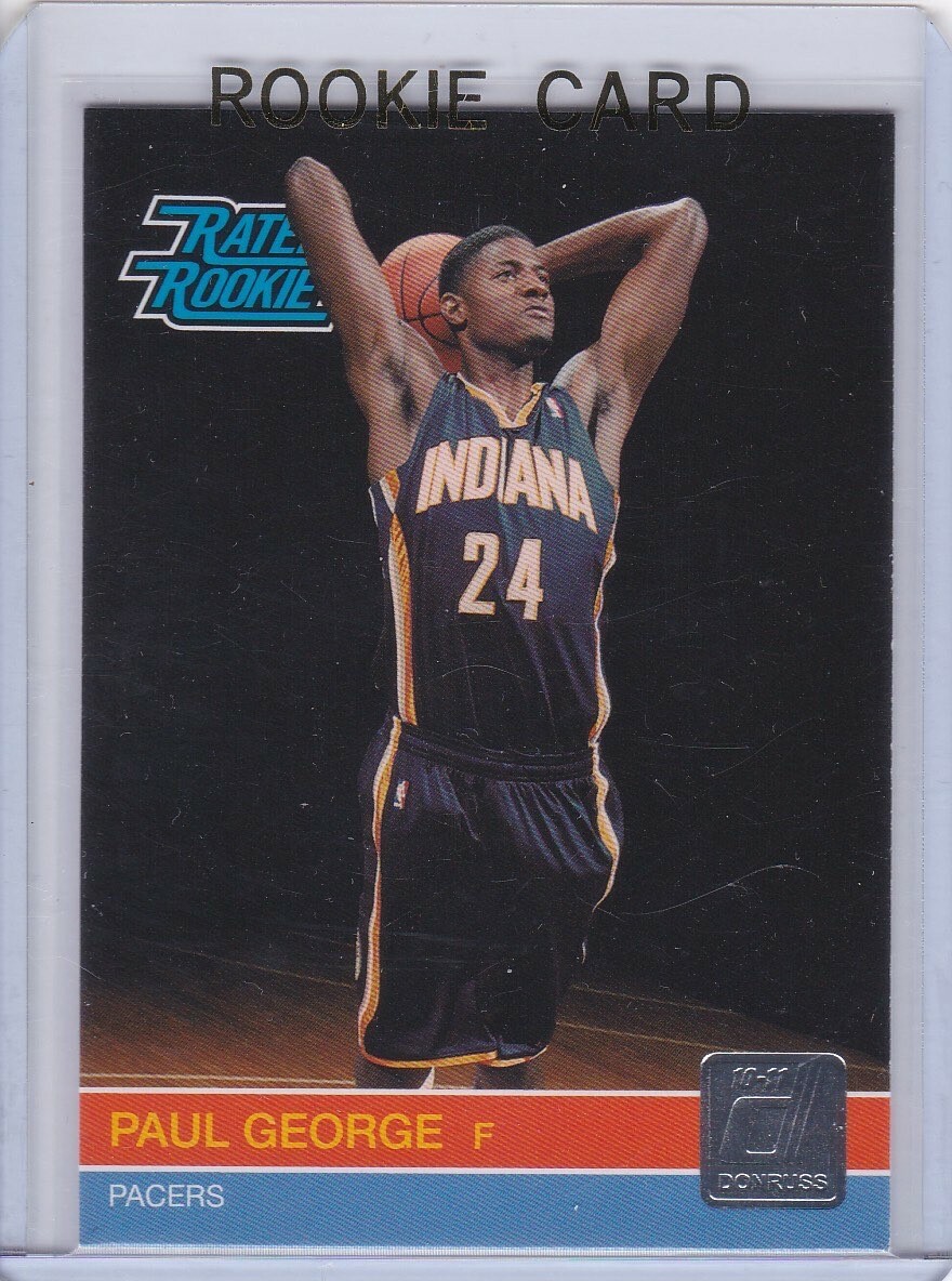 PAUL GEORGE ROOKIE CARD 2009 Donruss RATED $$ RC Basketball Pacers LA ...
