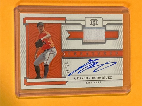 GRAYSON RODRIGUEZ 2023 NATIONAL TREASURES PATCH AUTOGRAPH AUTO /99 | eBay