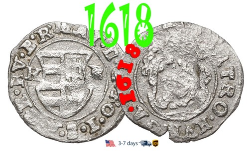 Hungary Denar 1618 Habsburg Dynasty Mathias, Silver Coin #31700 | eBay