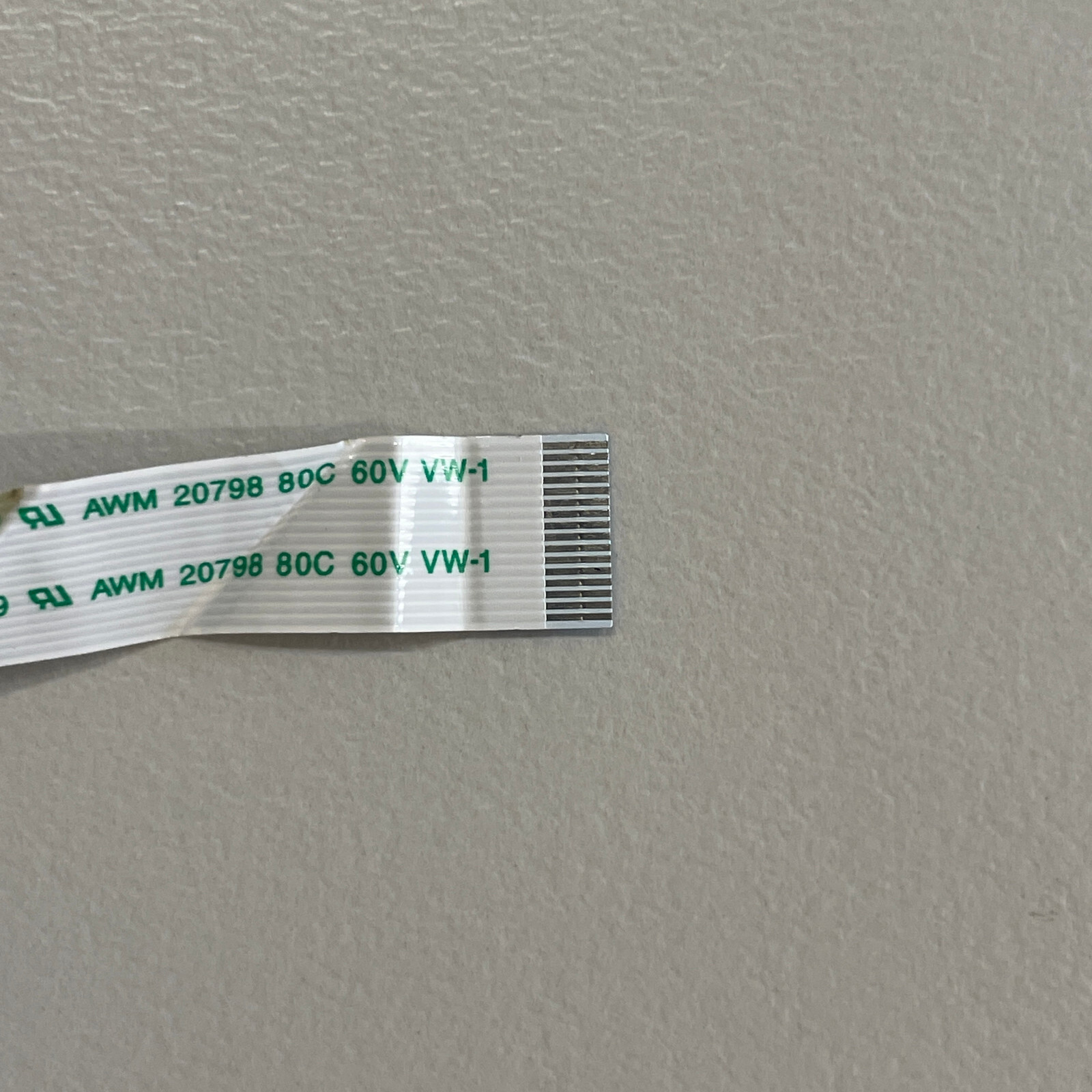 Genuine AWM 20798 KOTL E220709 16-Pin 250mm x 9mm Flat Flex Ribbon ...