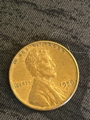 RARE 1959-D Lincoln Penny with Multiple Errors - US Mint Error Coin | eBay