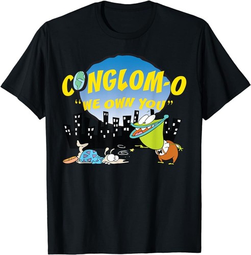 rocko's modern life Conglom-o We Own You Gift For Fan S-5XL Black T ...