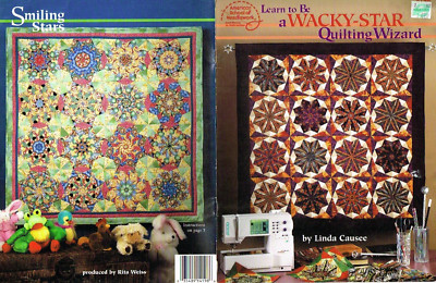 Quilt Pattern Learn to be a Wacky Star Quilting Wizard Linda Causee ...
